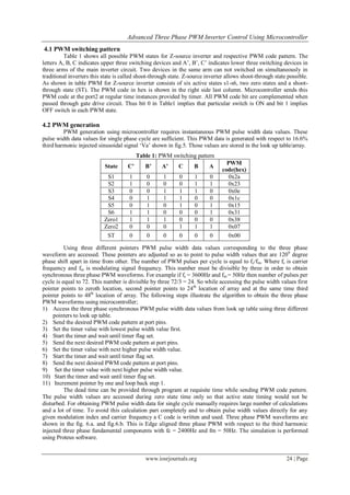 Advanced Three Phase PWM Inverter Control Using Microcontroller | PDF