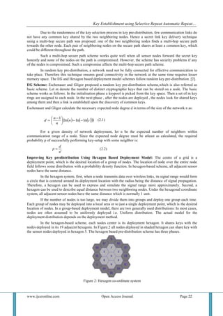 Key Establishment using Selective Repeat Automatic Repeat Request Mechanism for Wireless Sensor ...