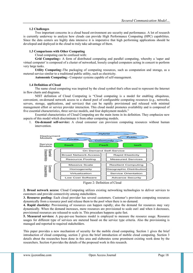 Secured Communication Model For Mobile Cloud Computing Pdf
