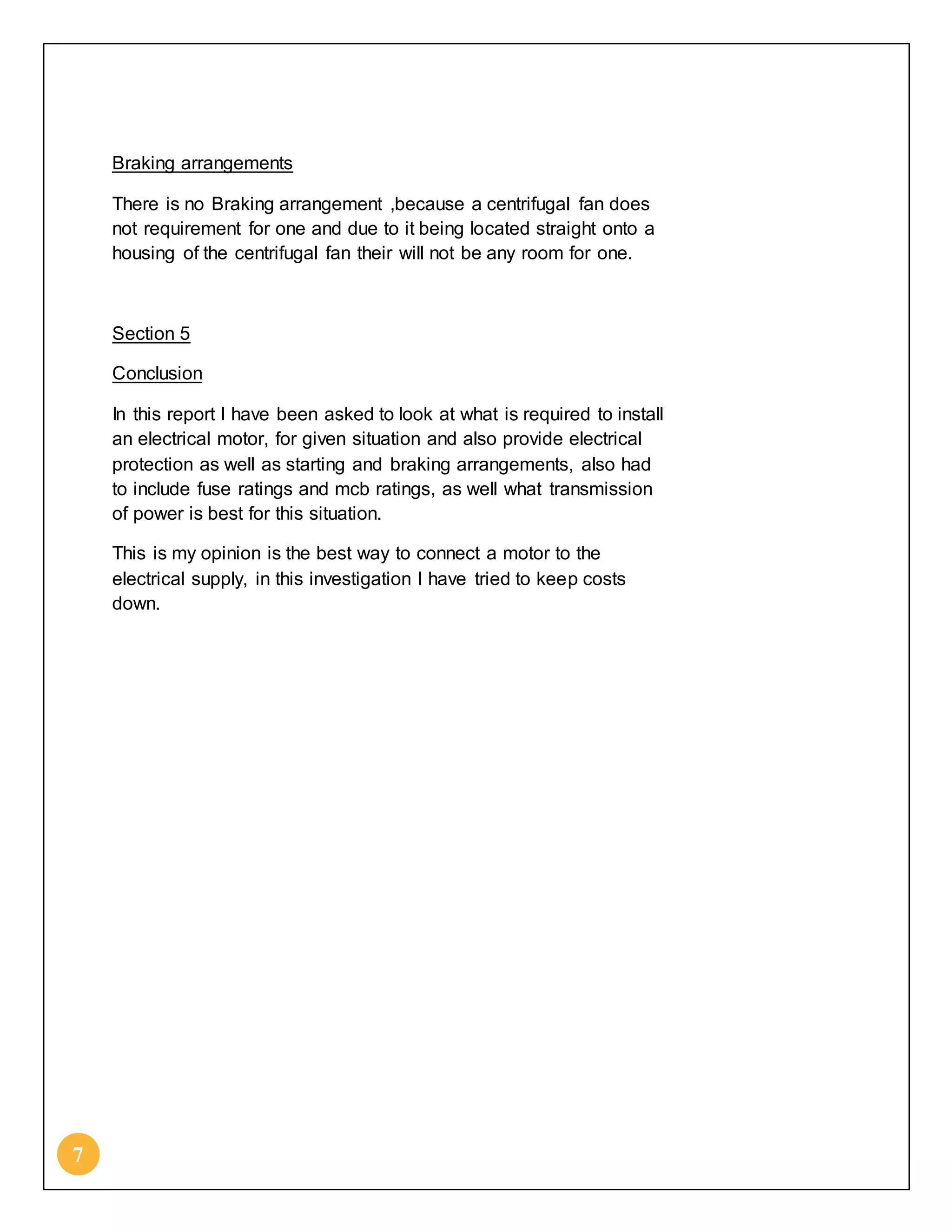 motor drives report | DOCX