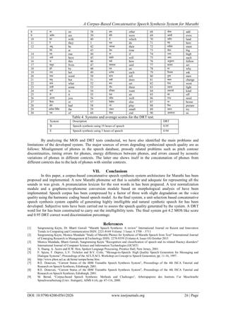 A Corpus-Based Concatenative Speech Synthesis System for Marathi | PDF