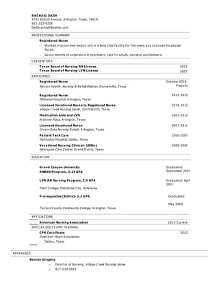 Mom's Resume2 | PDF