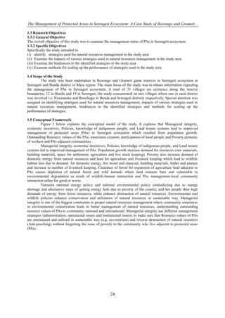 The Management of Protected Areas in Serengeti Ecosystem: A Case Study ...