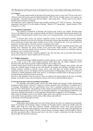 The Management of Protected Areas in Serengeti Ecosystem: A Case Study ...