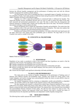 Liquidity Management and Its Impact on Banks Profitability: A ...