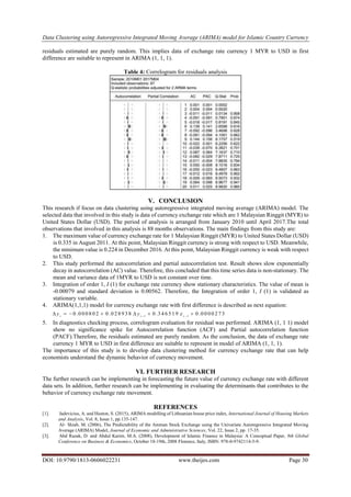 Data Clustering using Autoregressive Integrated Moving Average (ARIMA ...