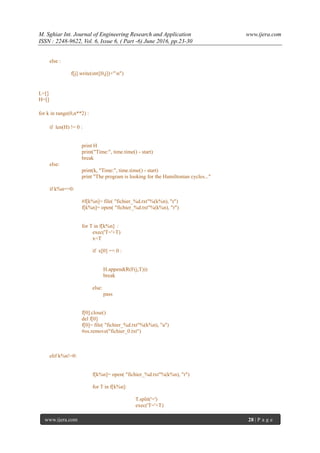 Atomic algorithm and the servers' s use to find the Hamiltonian cycles | PDF | Programming ...