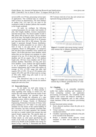 Implementing Workload Postponing In Cloudsim to Maximize Renewable Energy Utilization | PDF