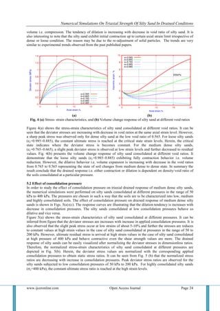 Numerical Simulations on Triaxial Strength of Silty Sand in Drained ...