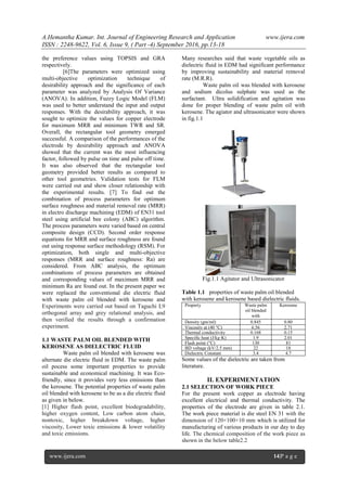 Optimization of Process Parameters And Dielectric Fluids on Machining En 31 By Using Topsis | PDF