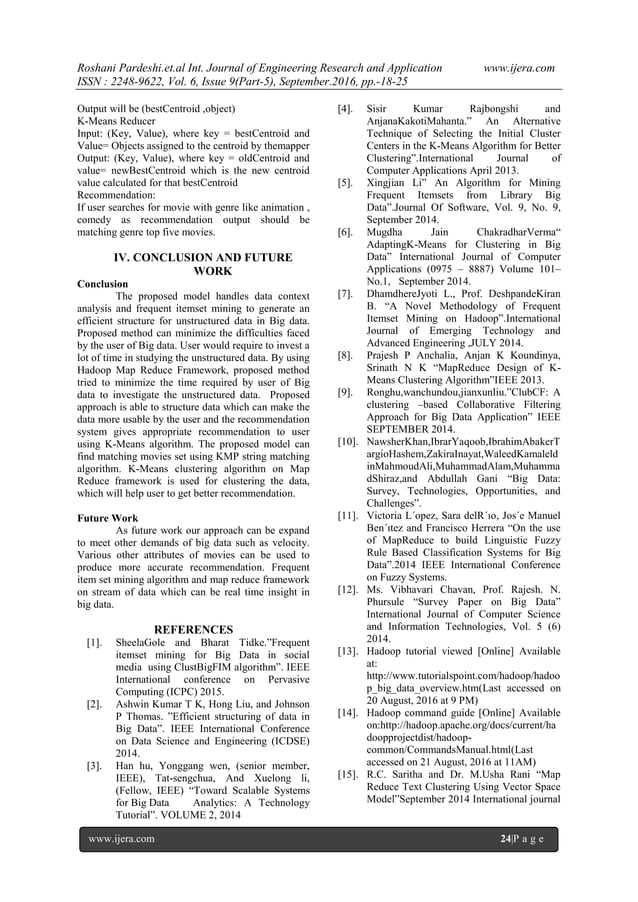 Frequent Item Set Mining Of Big Data For Social Media Pdf