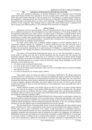 Application of VLSI In Artificial Intelligence | PDF