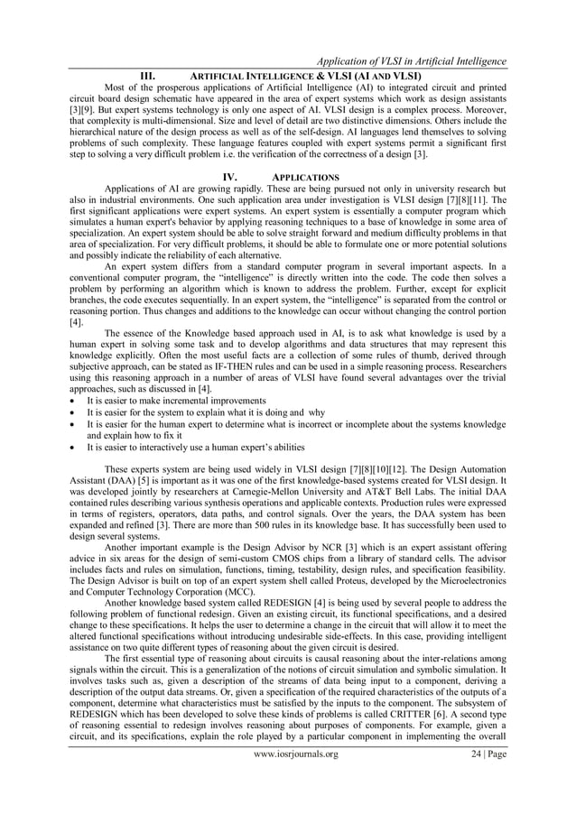 Application of VLSI In Artificial Intelligence | PDF | Technology Industry | Industries