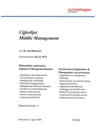 Middle Management | PDF