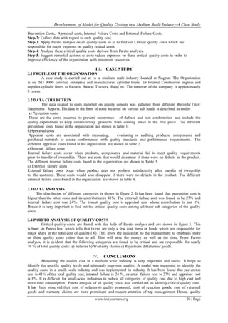 Development of Model for Quality Costing in a Medium Scale Industry-A ...