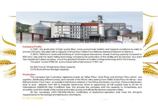 Taflan Flour Mill Products Catalogue | PDF