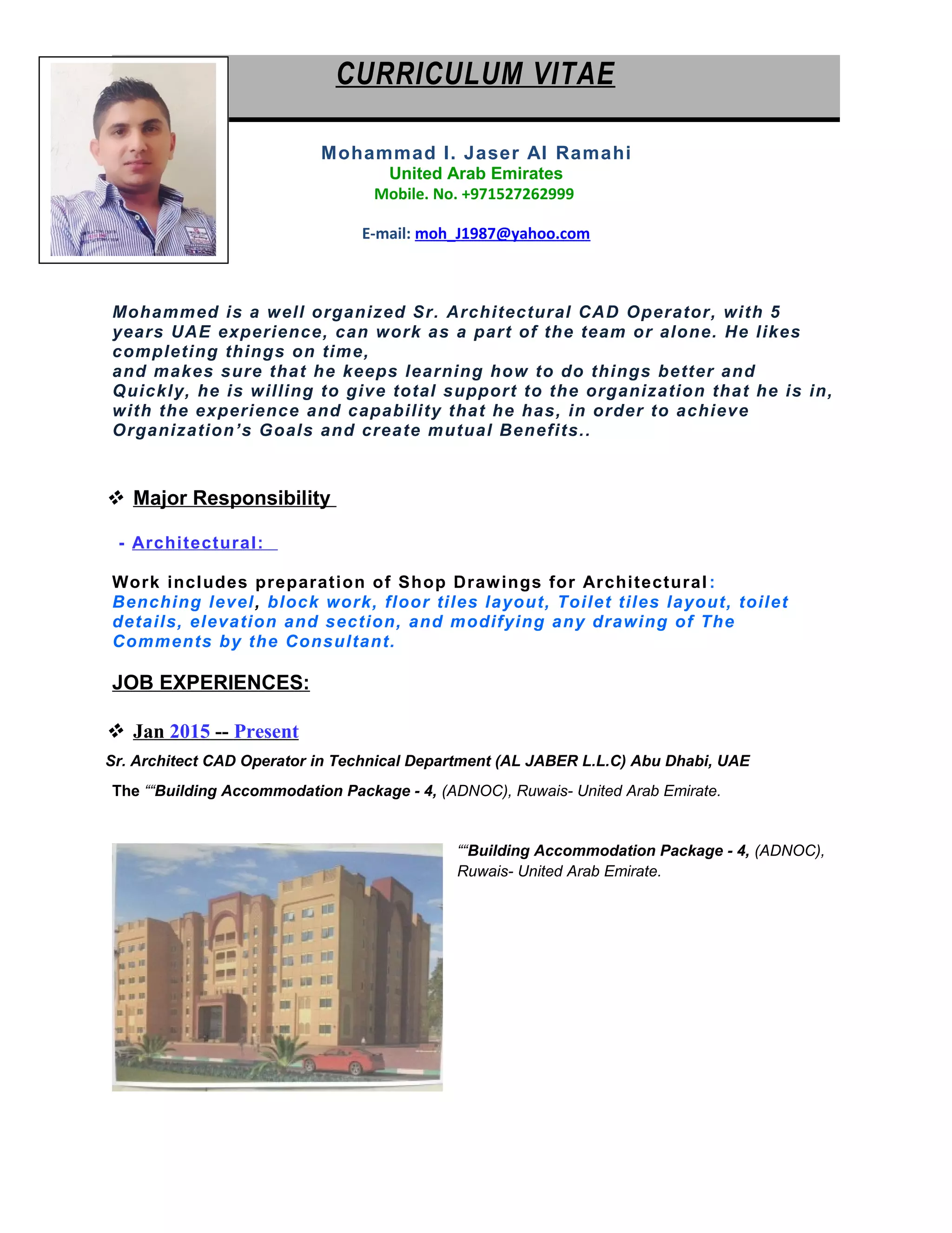 Mohammad resume (1) | PDF | Free Download