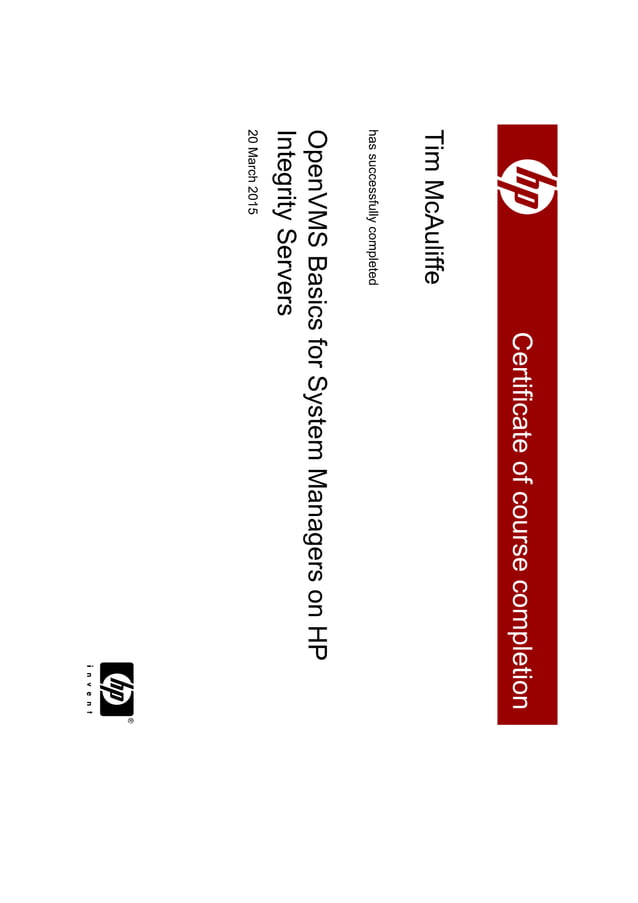 OpenVMS Basics for System Managers 1 | PDF