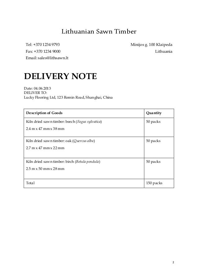 D06 invoice lithuania