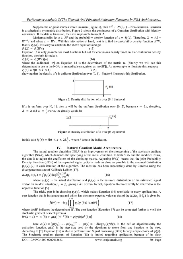 Performance Analysis of the Sigmoid and Fibonacci Activation Functions in NGA Architecture for a ...