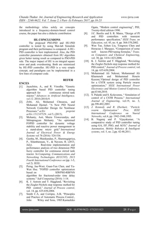 Comparative Analysis of Pso-Pid and Hu-Pid | PDF