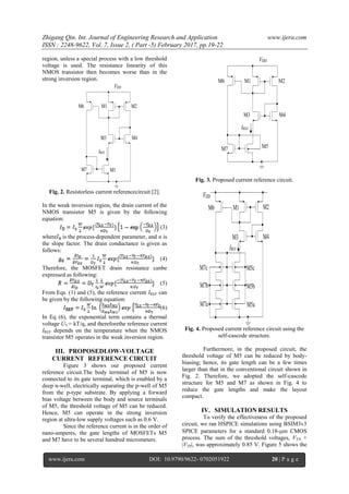 A 0.6-V 2-nA CMOS Current Reference Circuit | PDF