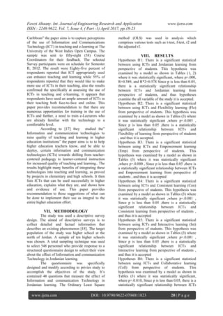 The effect of information and communication technology (ICT) in Jordanian learning | PDF