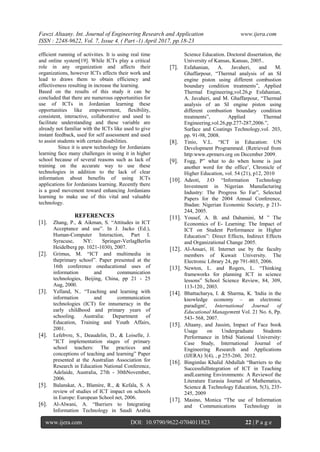 The effect of information and communication technology (ICT) in Jordanian learning | PDF