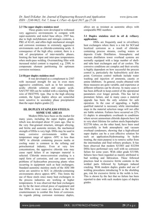 Duplex Stainless Steels-An overview | PDF