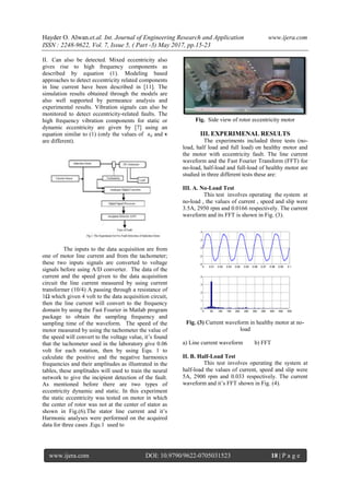 Detection of Static Air-Gap Eccentricity in Three Phase induction Motor by Using Artificial ...