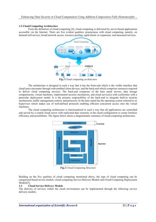 Enhancing Data Security in Cloud Computation Using Addition-Composition Fully Homomorphic ...