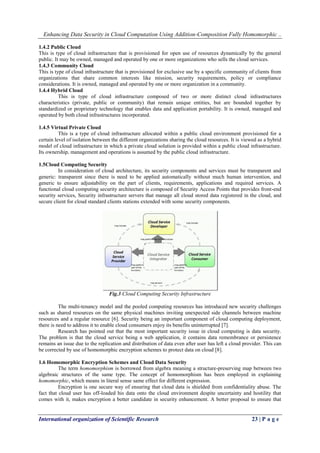 Enhancing Data Security in Cloud Computation Using Addition-Composition Fully Homomorphic ...