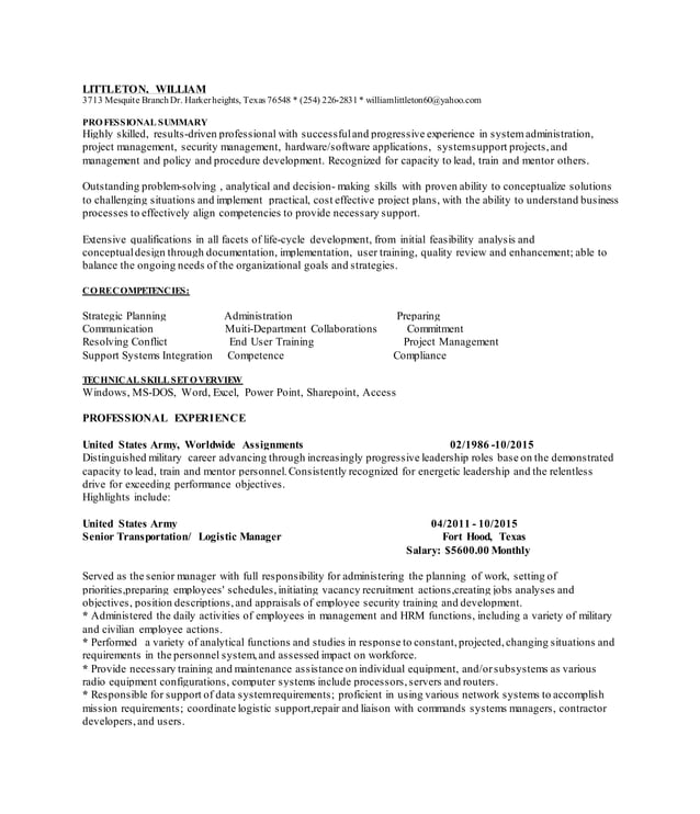 william resume | PDF