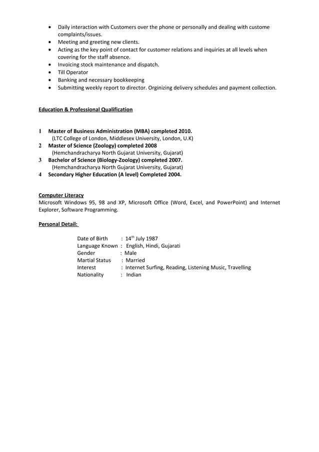 Resume - Suhas Patel | DOC
