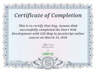 Start Web Development with GIS Map in JavaScript | PPT