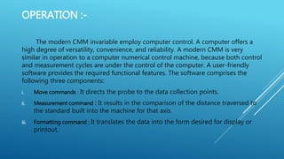 Coordinate measuring machine | PPT