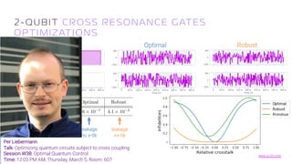 [D08.00015] ROBUST AND OPTIMAL CONTROL FOR SUPERCONDUCTING QUBITS, 2 ...