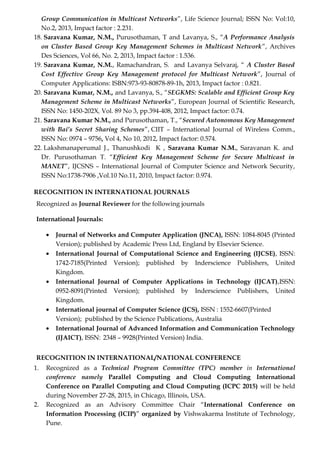 Saravana kumaar RESUME 2016 | DOC