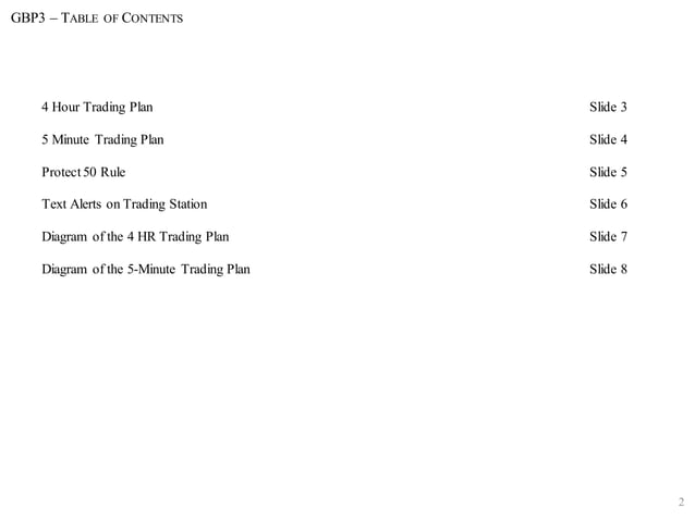 GBP 4hr enhanced trading plan + 5 Minute Trading Plan v8 | PDF | Stocks ...