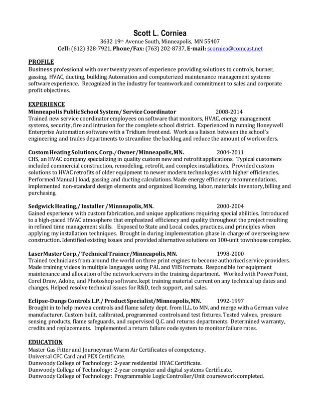 Scott 2012 Resume1a | PDF