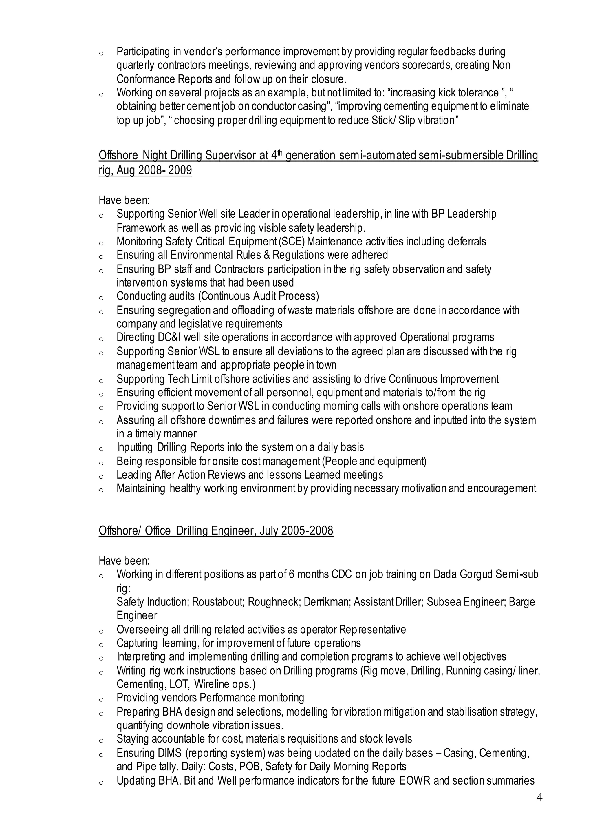 Namig Osmanov Resume 10.06.2016 | Civil Engineering Industry | Industries