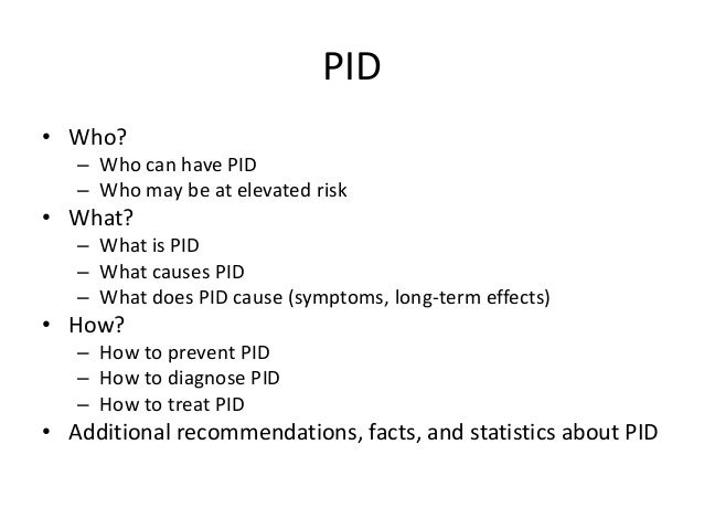 Pelvic Inflammatory Disease