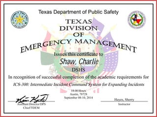 cert ics 300 | PDF
