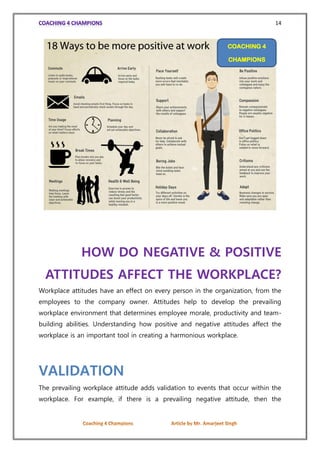 Attitude In Work | PDF