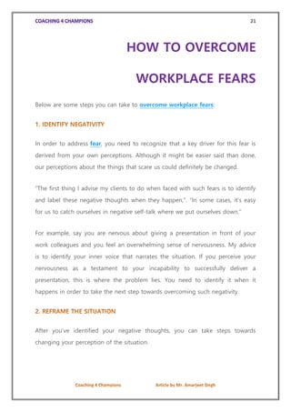 Attitude In Work | PDF