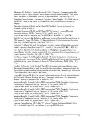 Selective internal radiation therapy for the treatment of liver cancer ...