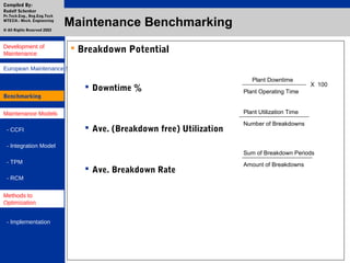 Maintenance Benchmarking (3) | PPT