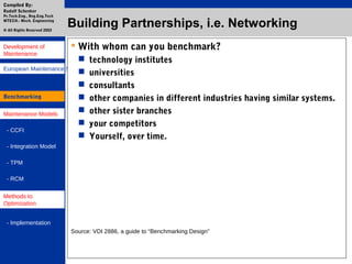Maintenance Benchmarking (3) | PPT