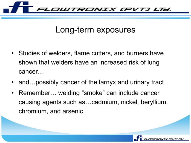welding-safety Training | PDF | Lung and Respiratory Health | Diseases ...