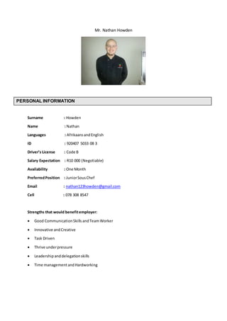 Nathan Cv New Version | PDF